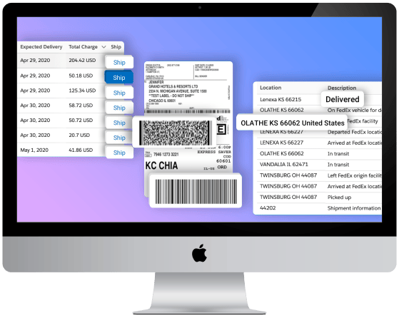Salesforce Multi-Carrier Shipping App - FedEx, UPS, USPS and more