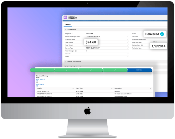 Salesforce Multi-Carrier Shipping App - FedEx, UPS, USPS and more